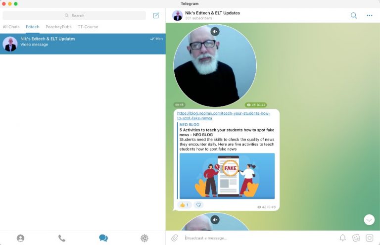 Telegram – A flexible free tool for delivering engaging blended ...